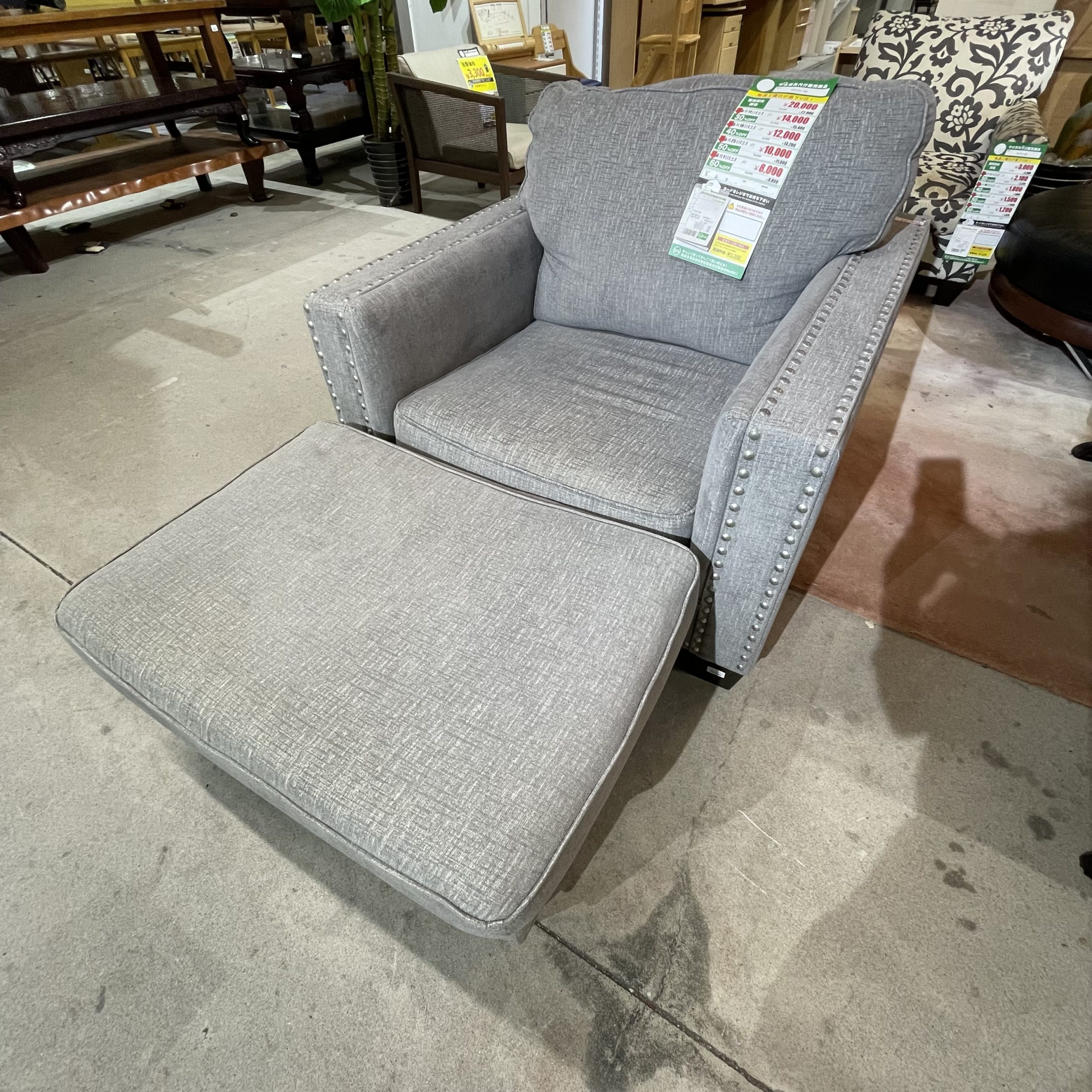 【SOLD】1Pｿﾌｧ(No:1216519) – 沖縄の家具・家電・健康器具・インテリア用品などの中古品代行販売 ReOK リ・オーケー